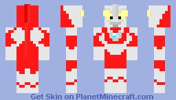 Ultraman Minecraft Skin