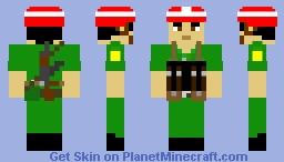 Green colored Syrian military police soldier earif (personal skin ...