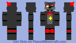 Fnaf 6 lefty Minecraft Skin