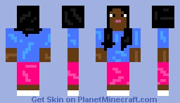Cute black girl Minecraft Skin