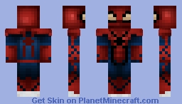 the amazing spider-man version 2 Minecraft Skin