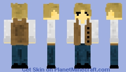 Boy with a vest Minecraft Skin
