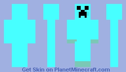 upgraded cyan Minecraft Skin