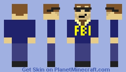 Burt Macklin FBI Minecraft Skin