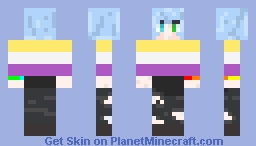 Non-binary Minecraft Skin