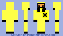 hazard suit for corona Minecraft Skin