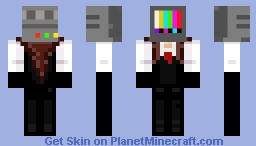 Girl TV Minecraft Skin