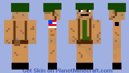 U.S IV Corps Infantry Soldier Minecraft Skin