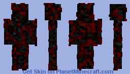 Infected Nether Warrior Minecraft Skin