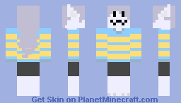Temmie (Undertale) Minecraft Skin
