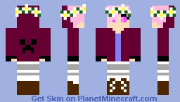 Bleeding girl Minecraft Skin