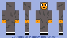 Fish man in hoodie Minecraft Skin
