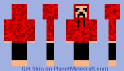 Fire hoodie Minecraft Skin