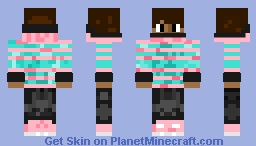 pink/blue megapvp Minecraft Skin
