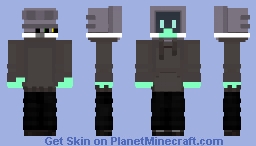 Retro Tv skin with face mask and gloves Minecraft Skin
