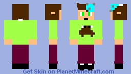 The_baver with upper sleeves Minecraft Skin
