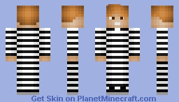 Black And White Prisoner Minecraft Skin