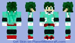 Izuku Midoriya Minecraft Skin