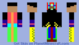 Robot of colour Minecraft Skin