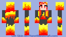 flame Minecraft Skin