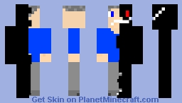 Half Split Maniac Minecraft Skin