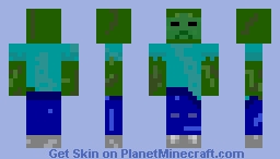 Minecraft Zombie Minecraft Skin