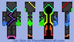 Elemental God Minecraft Skin