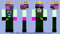 Error God (Green suit) Minecraft Skin