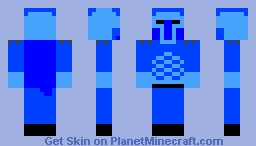 Blue knight Minecraft Skin