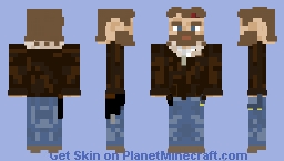 Rick Grimes Minecraft Skin