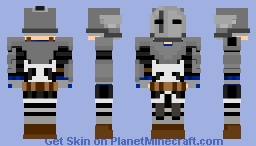 caballero (mejorado) con barbuta Minecraft Skin