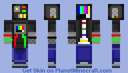 TV Minecraft Skin