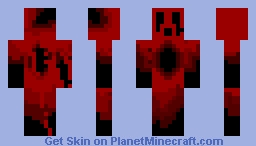 Damaged red steve Minecraft Skin