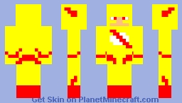 Reverse Flash Minecraft Skin