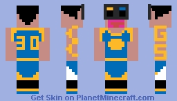 Stephen Curry Minecraft Skin