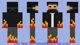Fire Bender Minecraft Skin