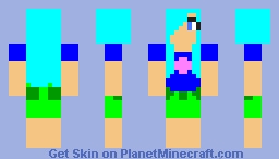 Cool Blue Minecraft Skin