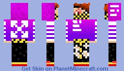 Off White Gradient Minecraft Skin