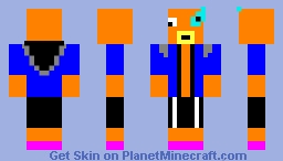 Fish Sans v2 Minecraft Skin