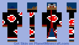 Akatsuki Cloak Minecraft Skin