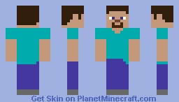 Plain Steve Minecraft Skin