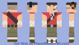 Red Scout Minecraft Skin