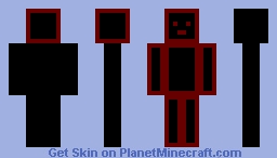 Red lights Minecraft Skin