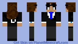Agent Oli Baudelaire Minecraft Skin