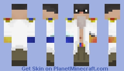 Dungeon Depths Submission , Wizard Master Minecraft Skin