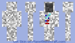 SpaceX Starman Minecraft Skin