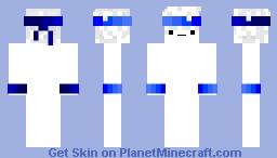 PvP blue fade Minecraft Skin
