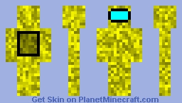 Yellow SUS Minecraft Skin