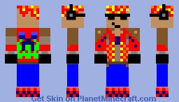 lava man Minecraft Skin