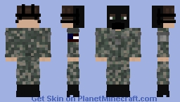 *Military 75th ranger Training* Minecraft Skin
